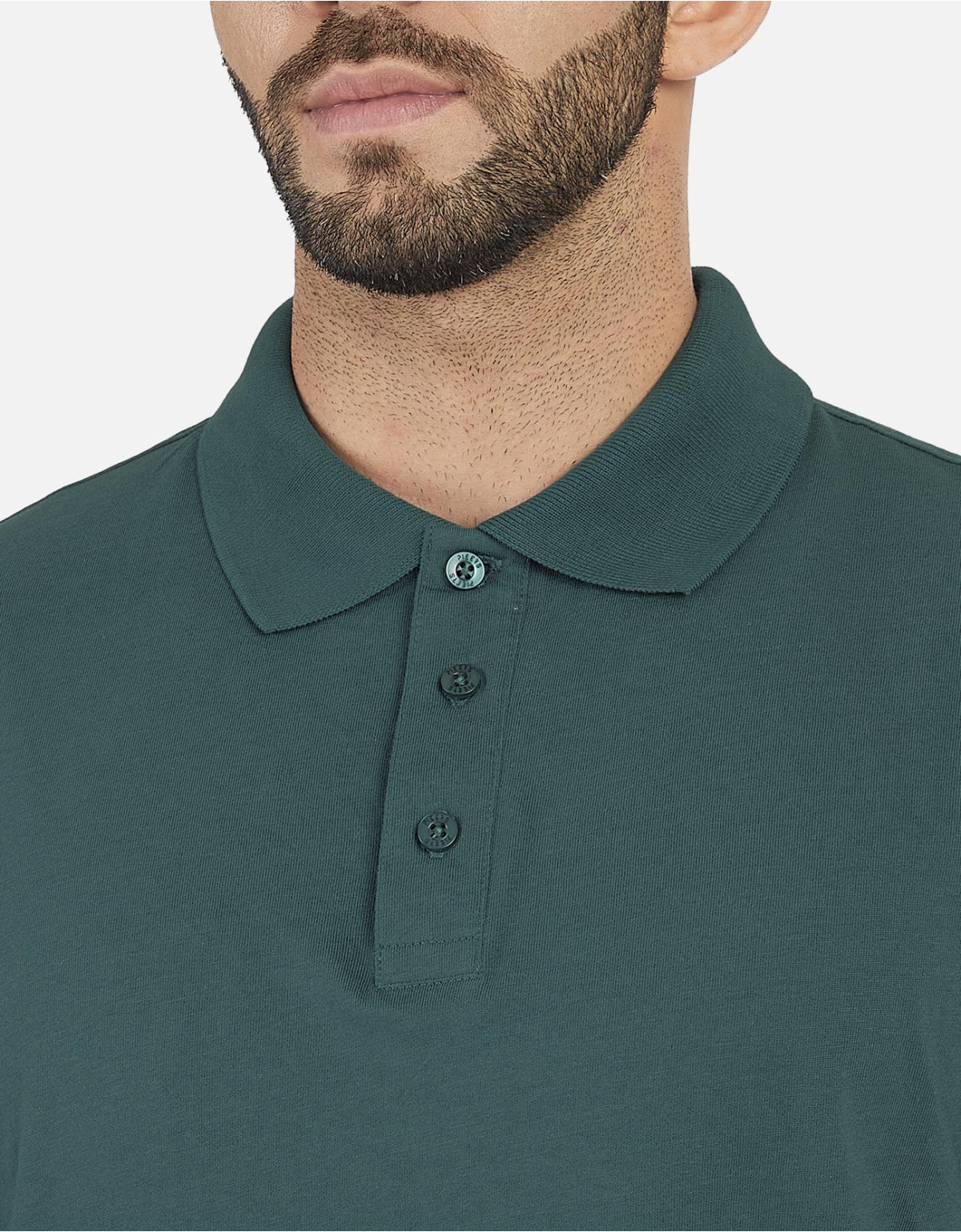 Polo hombre verde lian regular fit Pieers